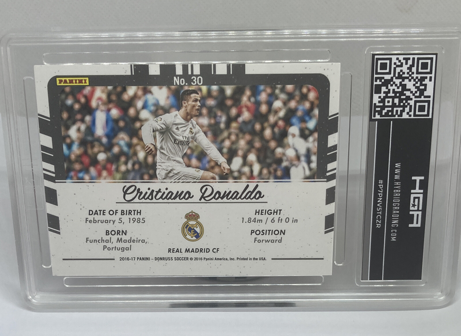 2016/17 Donruss Ronaldo CR7 Picture perfect GOLD short print custom ...