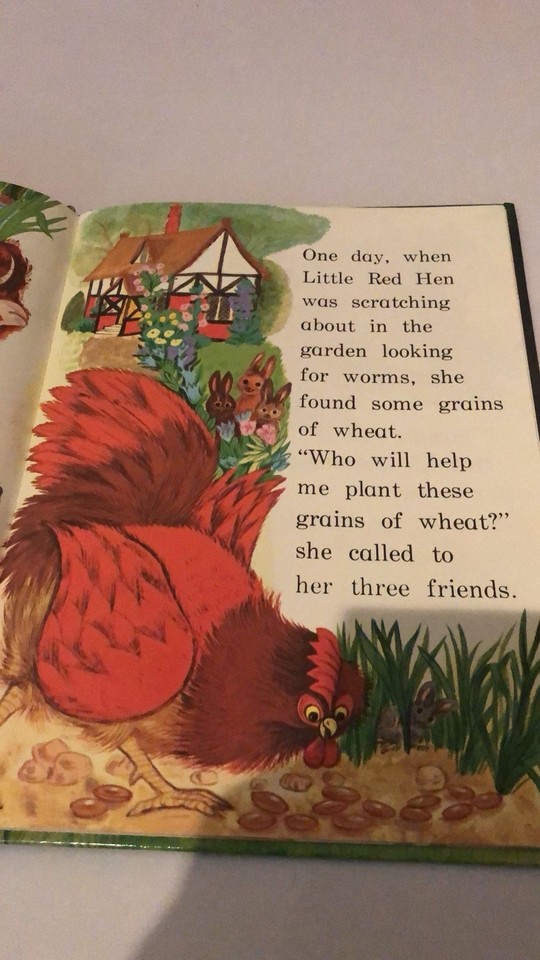 Little Red Hen Hardback Vintage Book | eBay UK