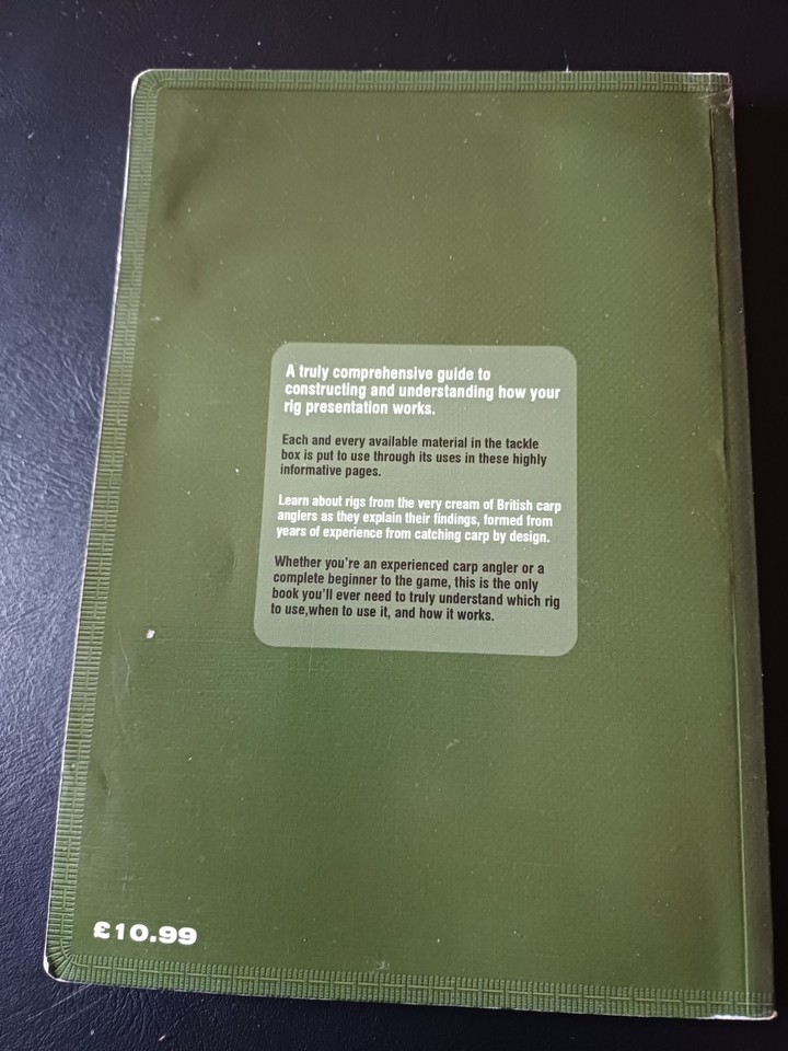 The Ultimate Carp Rig Book - Tim Paisley Martin Ford - Carp fishing ...