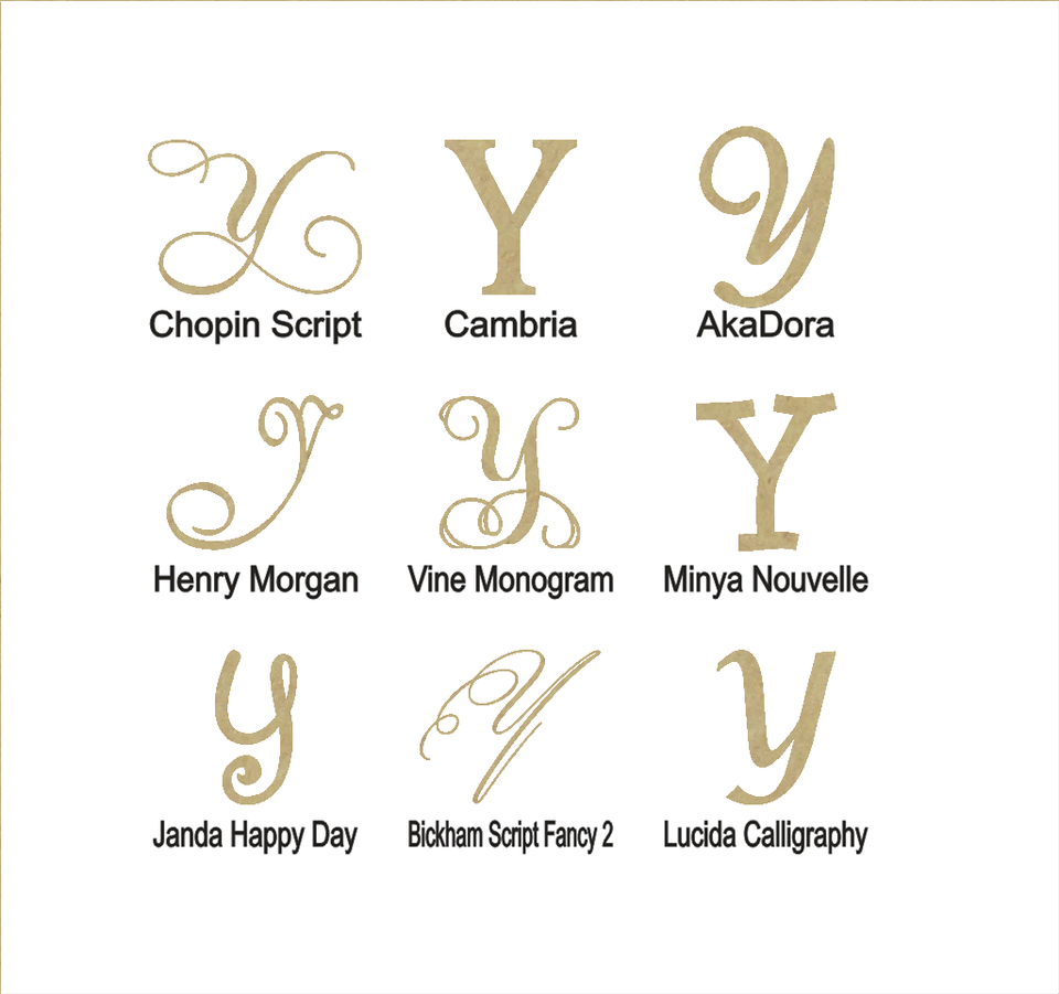 Wooden Letters – Cursive Wood Letter for Wall Décor for Wall, Nursery ...