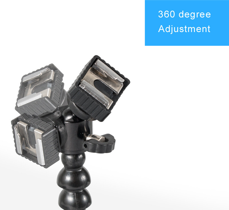 For Nikon Dual-arm Flexible Flash Bracket | Adjustable Mount Height ...