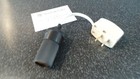 CLIPSAL CARAVAN MOTORHOME 12V 2 PIN PLUG ADAPTOR TO FEMALE CIGARETTE ...
