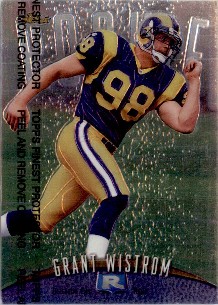 1998 Finest Grant Wistrom Rookie St. Louis Rams #132 | eBay