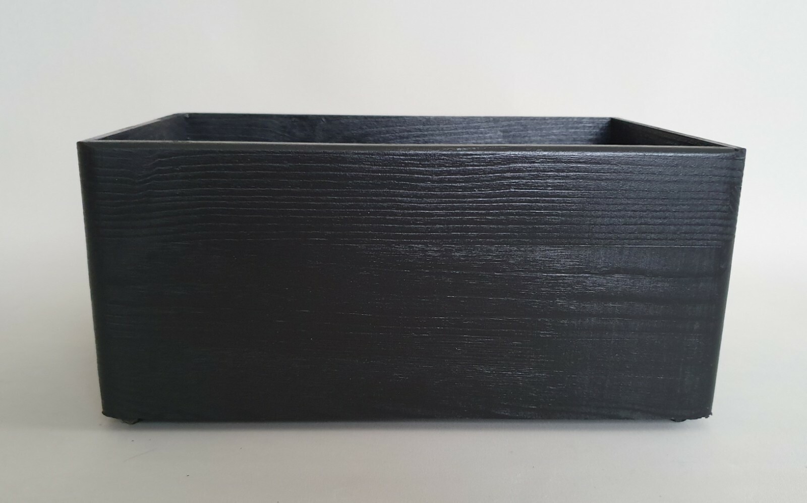 Plain Wood Box Storage Handel Wooden Boxes BLACK Memory Keepsake Home ...