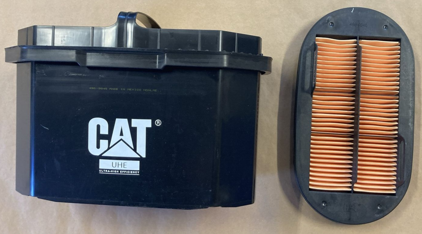 OEM CAT Caterpillar 496-9845 & 496-9846 Air Filter Elements- New Open ...