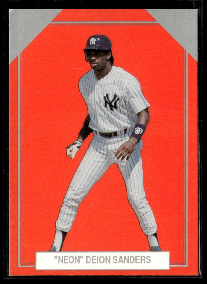 Deion Sanders Baseball Card Single * You PICK CHOOSE * Yankees Braves ...