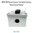 MMTC 2BX NEMA 4 Push 2 Button Station Exterior Control Station Surface ...