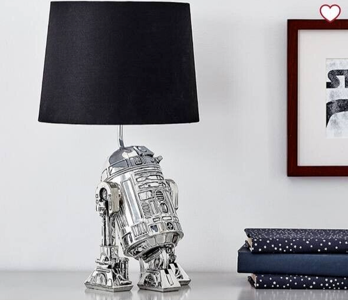 Star Wars R2-D2 Table Lamp Black Silver | eBay