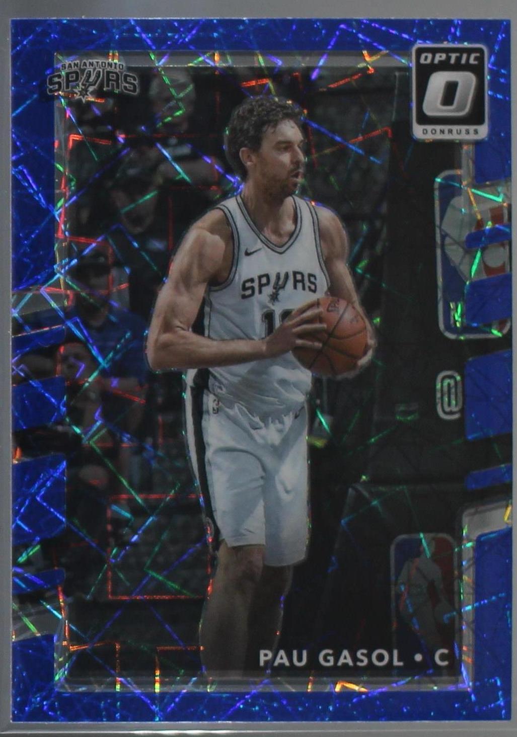 2017-18 Panini Donruss Optic - Pau Gasol #132 Blue Velocity Prizm for ...