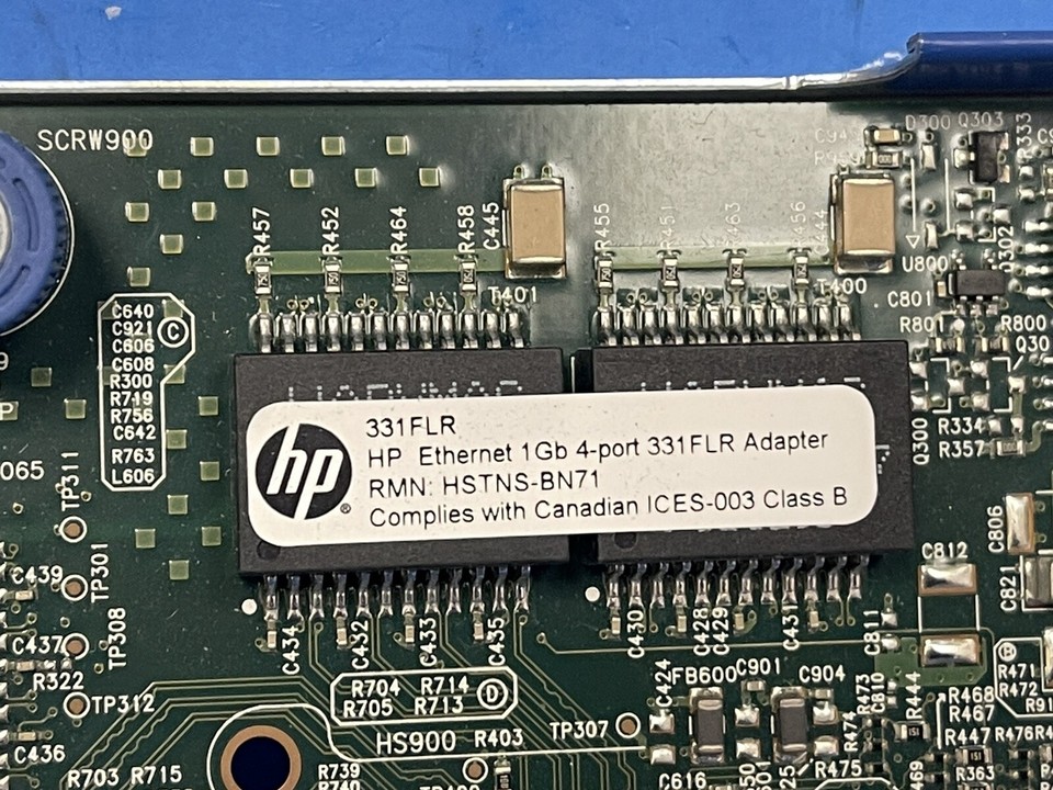 HP 634025-001 4-PORT 331FLR X8 GIGABIT ETHERNET ADAPTER- 629133-001 HP ...