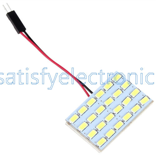 24 x 5730 SMD LED Light Panel Board Car Interior Dome Reading Lamp ...