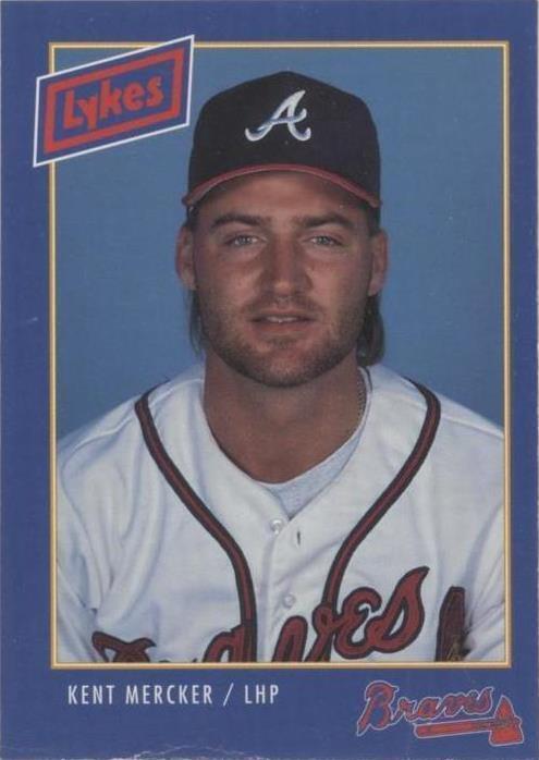 1993 Lykes Atlanta Braves - Kent Mercker for sale online | eBay