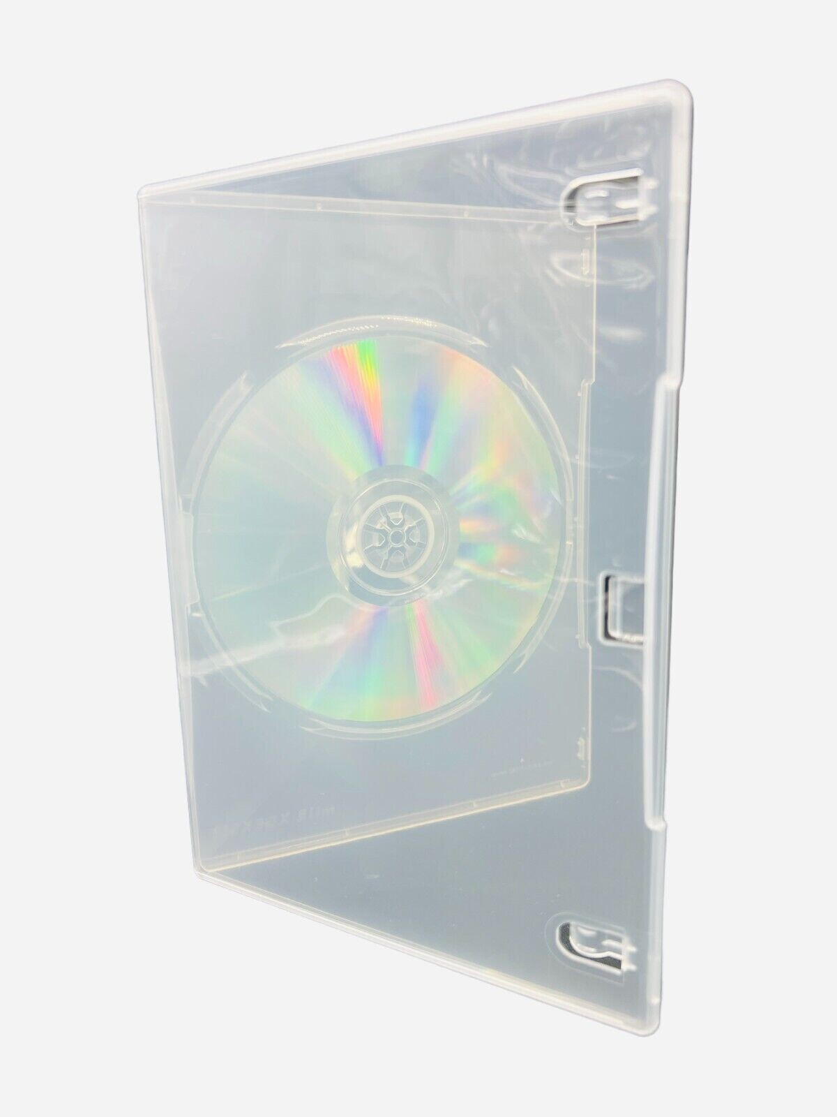 50 x Single Clear 7mm DVD Spine Slimline New Empty Replacement Regular ...