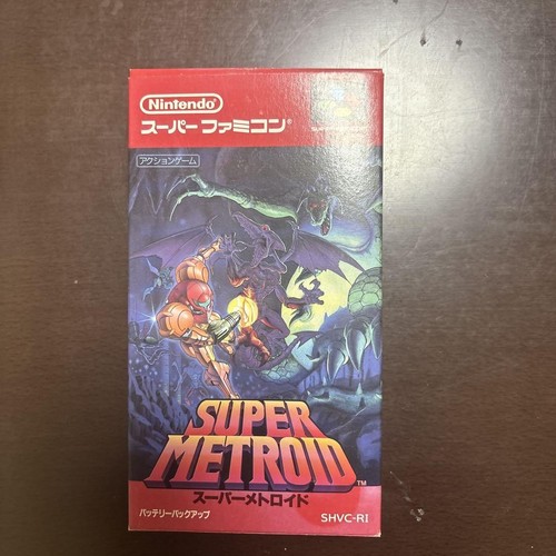 Super Metroid Famicom Game with Box & Manual, Excellent Condition Japan ...