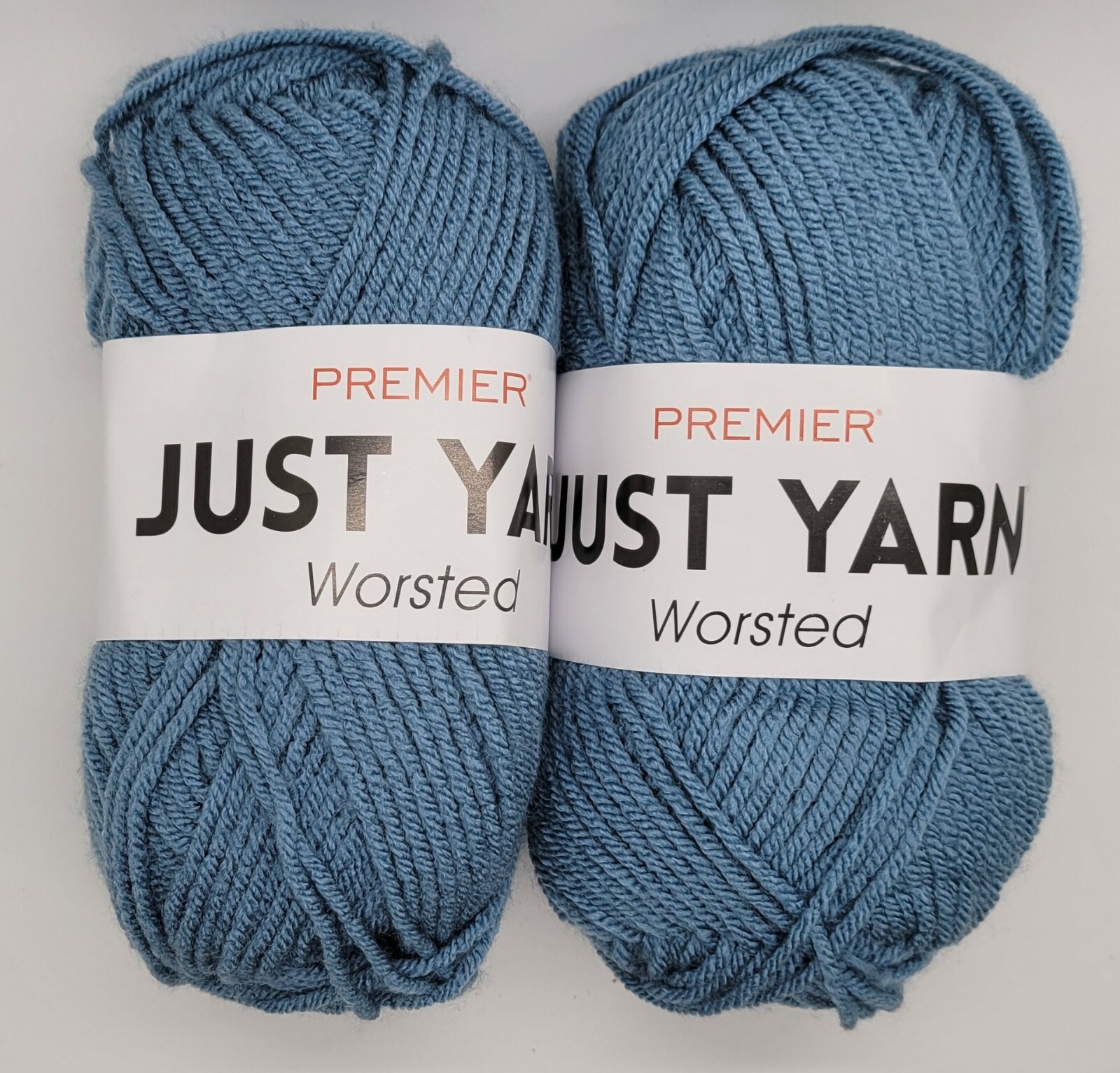 LOT OF 2 Premier JUST YARN Medium Worsted 2.11 oz / Skein Color ...