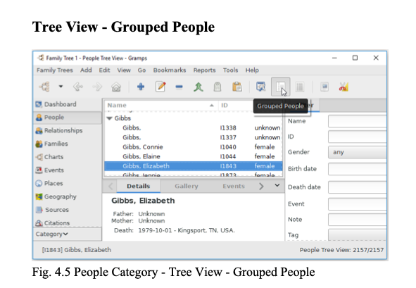 Gramps Family Tree Maker and Genealogy Software Family History Ancestry ...