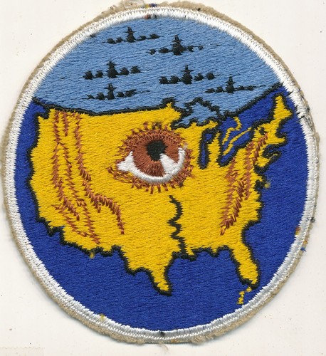740th Radar Squadron SAGE patch vintage eyeball across US USAF US Air ...