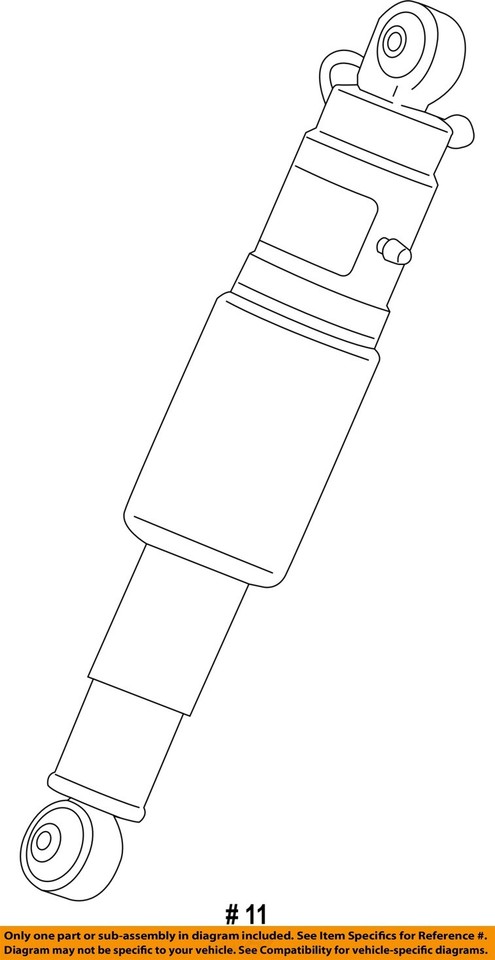 GM OEM 15-16 Escalade ESV Rear Suspension Suspension Components-Shock ...