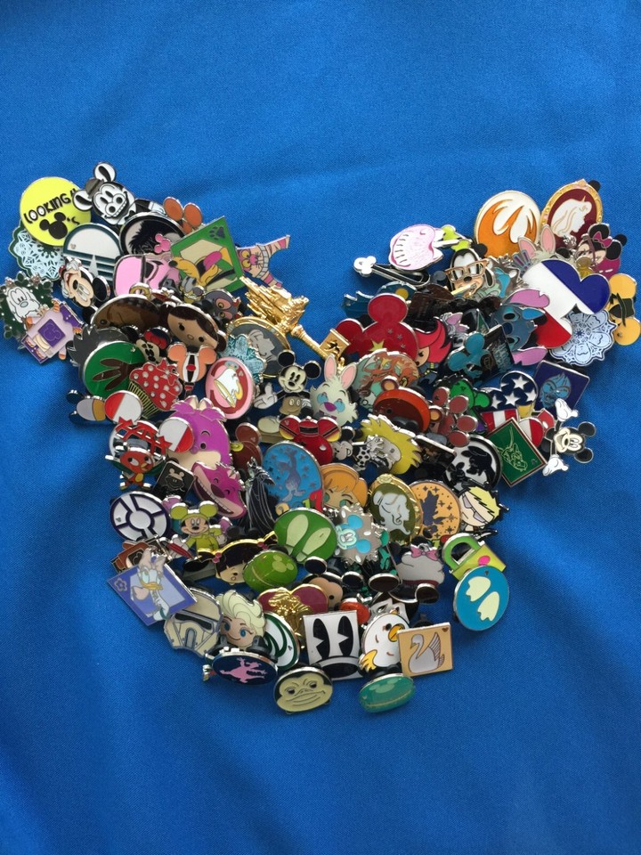 Disney Assorted Pin Trading Lot Pick Size From 5-300 No Doubles to 200 ...