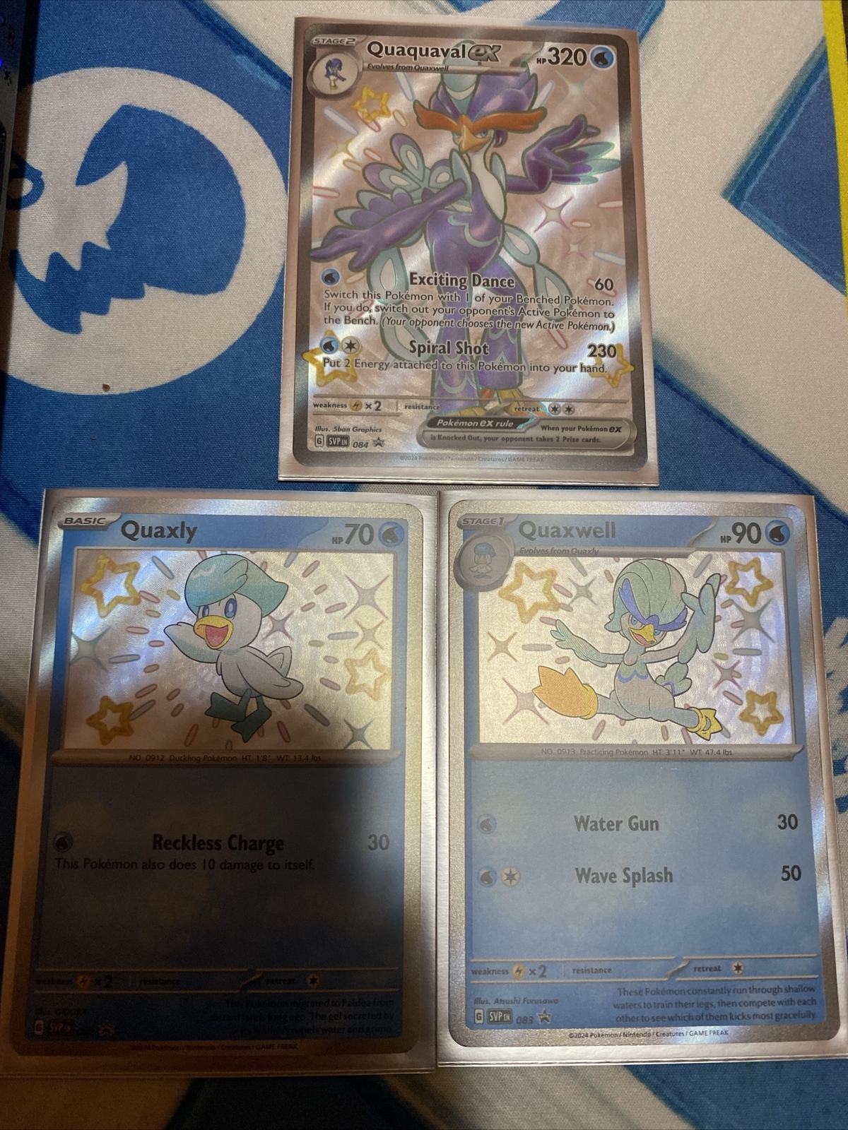 Pokemon Quaquaval ex Premium Collection Promos 82, 83, 84 | eBay