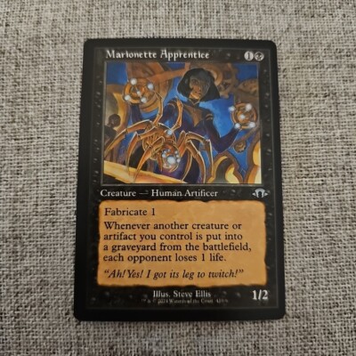 Marionette Apprentice (retro frame) Modern Horizons 3 MTG - NM+ MYTHIC ...