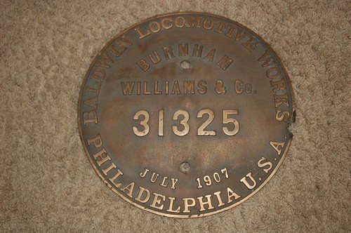 Oregon Railroad & Navigation Builders Plate from #382 2-8-0 Later UP ...