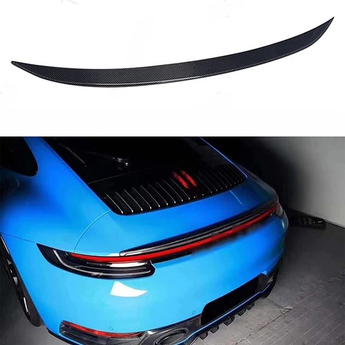 For Porsche 992 Carrera Carbon Fiber Rear Trunk Lip 911 Turbo Spoiler ...