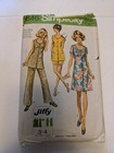 1970 Vintage SIMPLICITY 8846 Misses' Jiffy Pants 2 Lengths Dress Tunic ...