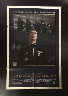 1981 Taps 41" x 27" Original Movie Poster George C. Scott Timothy ...
