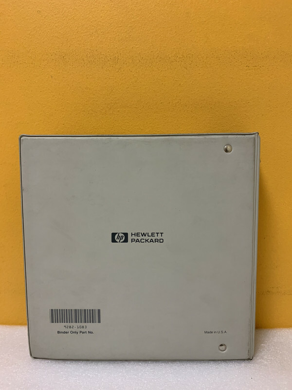 HP 03566-90046 3566A/3567A PC Spectrum/Network Analyzer Programming ...