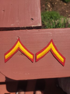 Original set of WW2 USMC WR Marine Corps Women's PFC Chevron | eBay