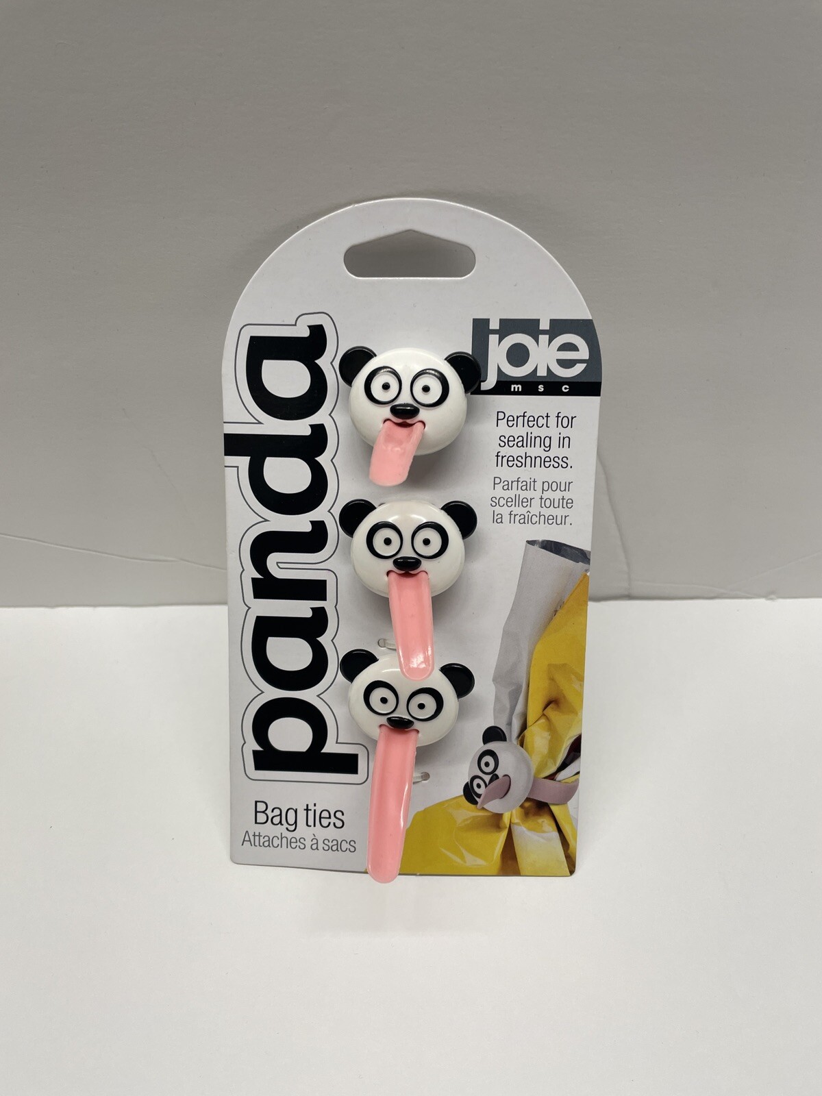 New Joie Panda Silicone Bag Ties Cable Ties 3pk Multi Purpose Reusable ...