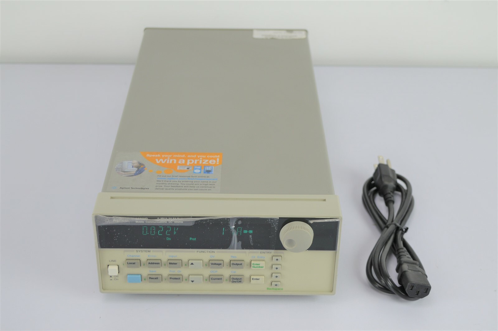 Agilent Mobile Communcations DC Source Power Supply 66321D ISSUES as-is ...