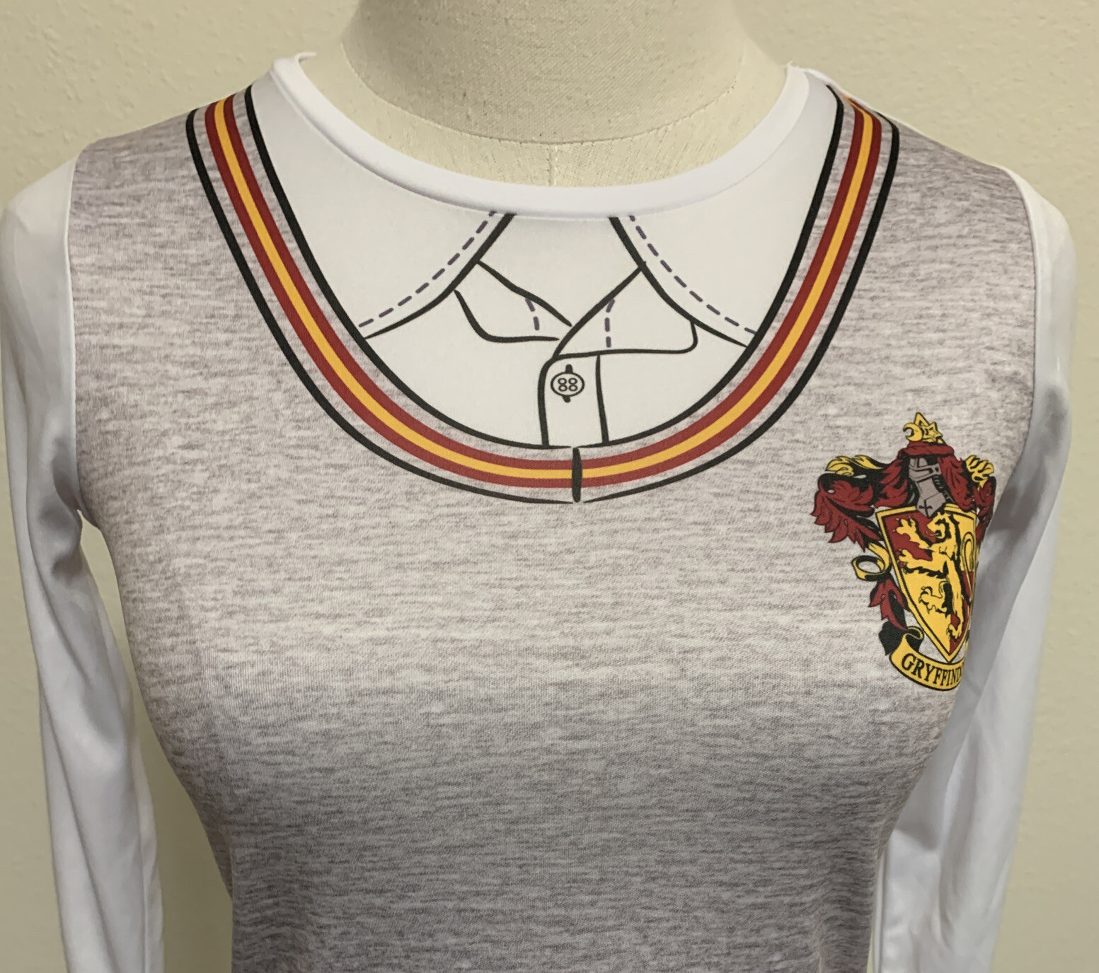 Harry Potter Hermione School Uniform Nightgown/Shirt Sz M 7-8 Chest 28 ...