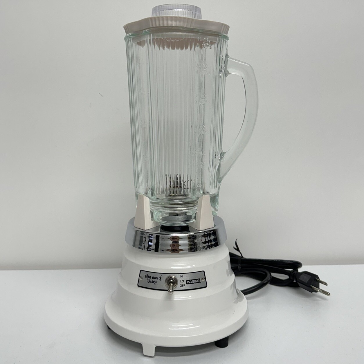 Waring Commercial Blender Model 51BL25 Glass Pitcher 5 Cup - White | eBay