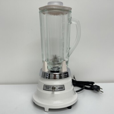 Waring Commercial Blender Model 51BL25 Glass Pitcher 5 Cup - White | eBay