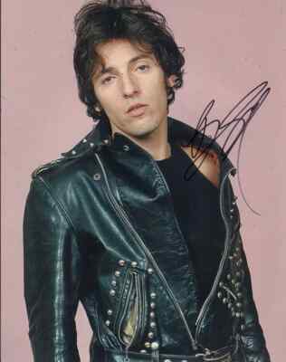 Rare Bruce Springsteen Signed 11x14 Early Photo POP COA | eBay