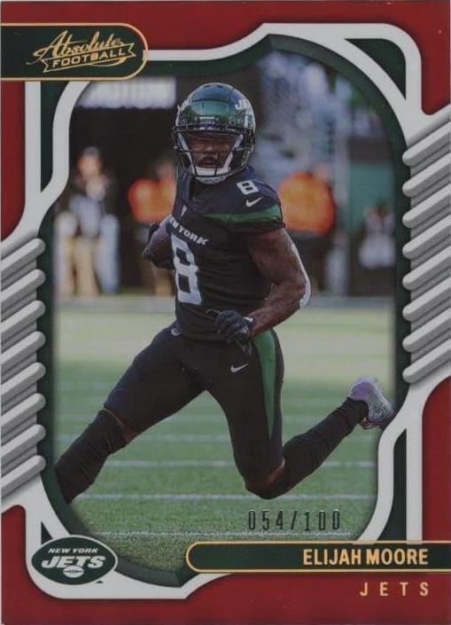 2022 Panini Absolute - Elijah Moore #98 Spectrum Red /100 for sale ...