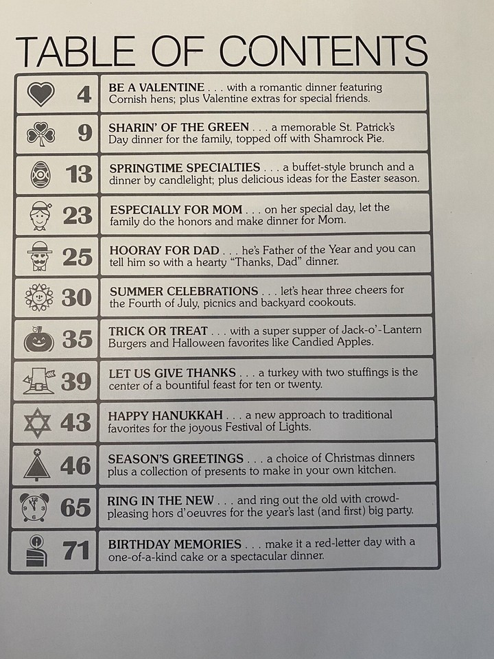 Vintage 1978 Hallmark Holiday Cookbook Recipes Cooking Cook Book | eBay