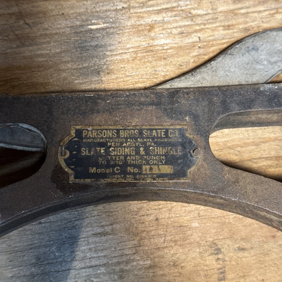Asbestos shingle/siding cutter & punch by Parsons Bros | eBay