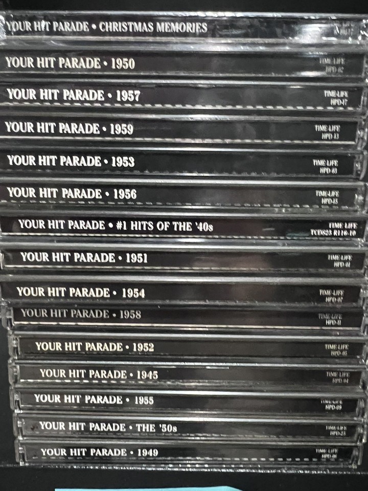 Time Life Your Hit Parade Cd Lot 15 CDs , Over 350+ Hits From The 40’s ...