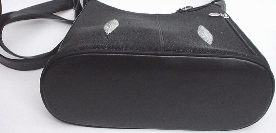 Stingray Handbag, Stingray Leather Purse, Black or Red Stingray Leather ...