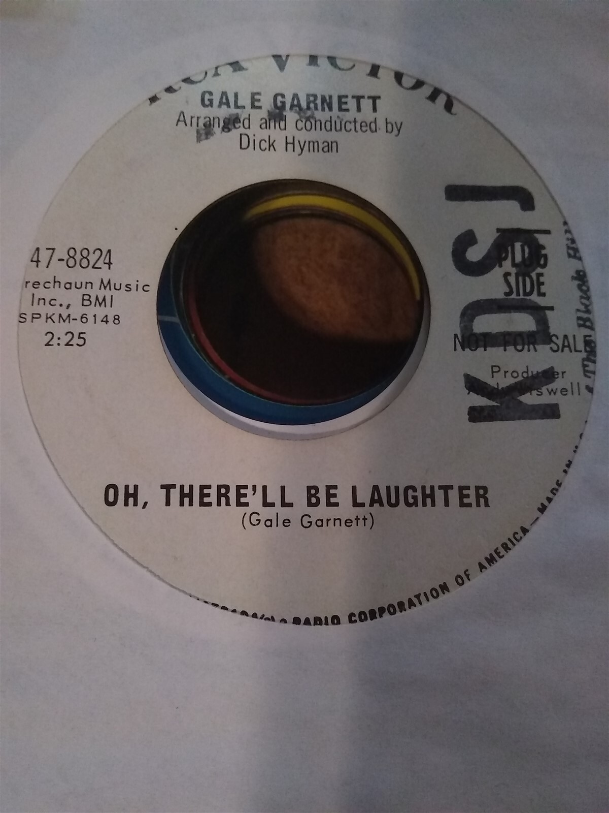 Gale Garnett, Oh, There'll Be Laughter ~ 1965 RCA Victor promo 45 | eBay