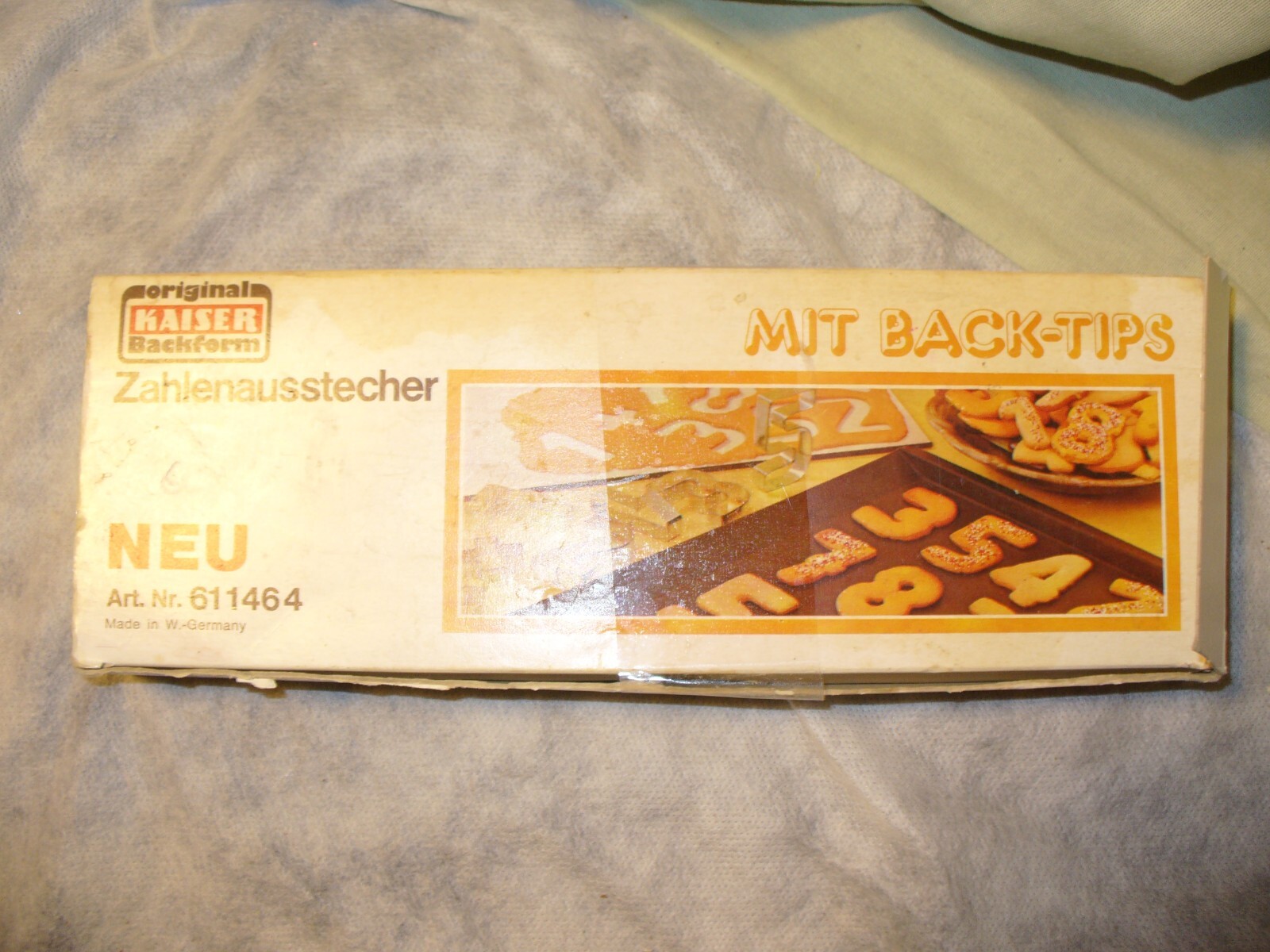 Zahlenausstecher Kaiser Numbers 1-8 Cookie Cutters No. 611464 West ...