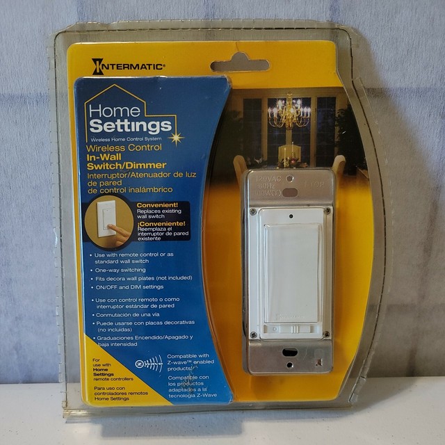 Home Settings Intermatic HA06C In-Wall Switch/Dimmer z Wave - for sale ...