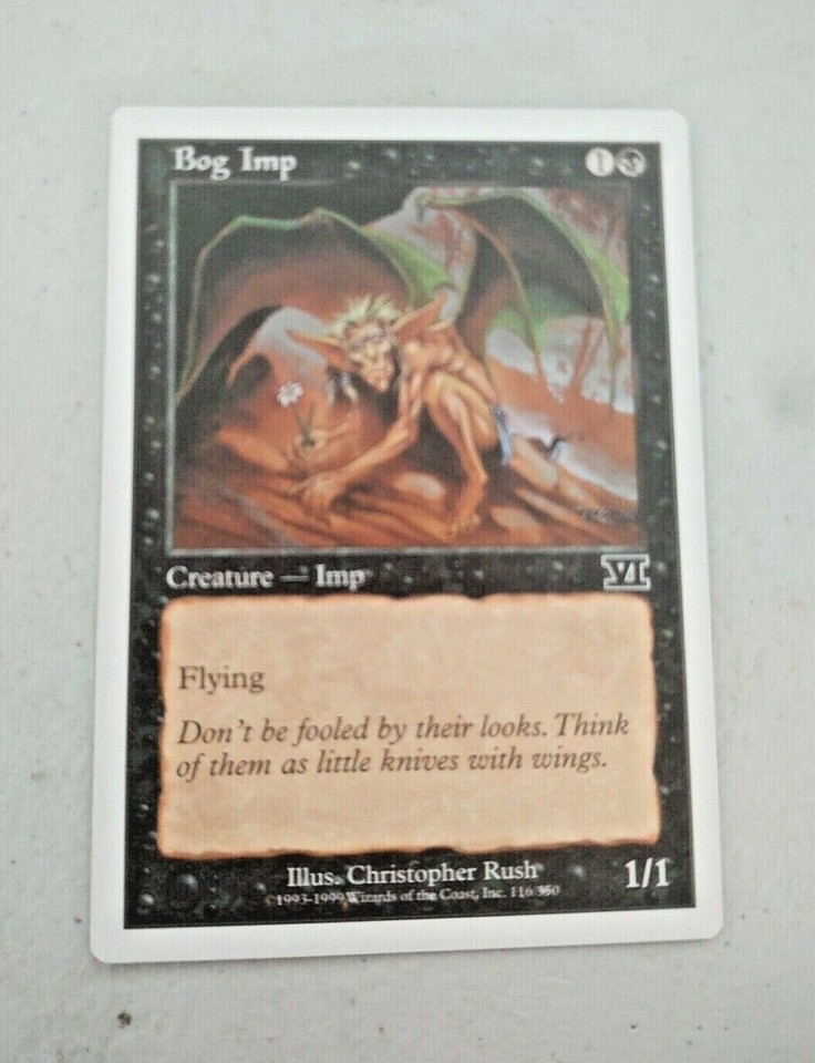 MTG Bog Imp Sixth Edition Regular Common Premium NOS See Description | eBay