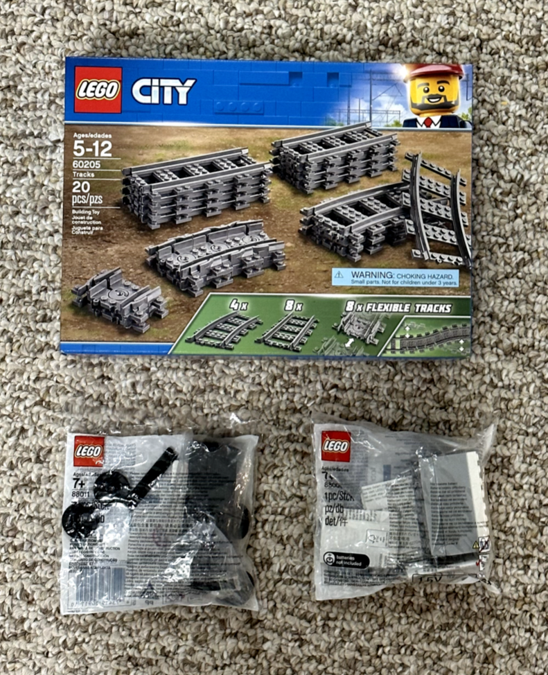 10308 add on Lego Tracks 60205 +Hub 88009 +Train Motor 88011 | eBay