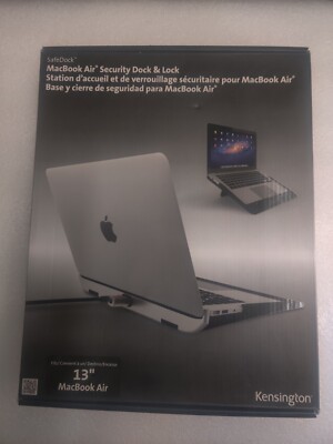 Kensington SafeDock Security Dock and Keyed Lock for 13-Inch MacBook ...