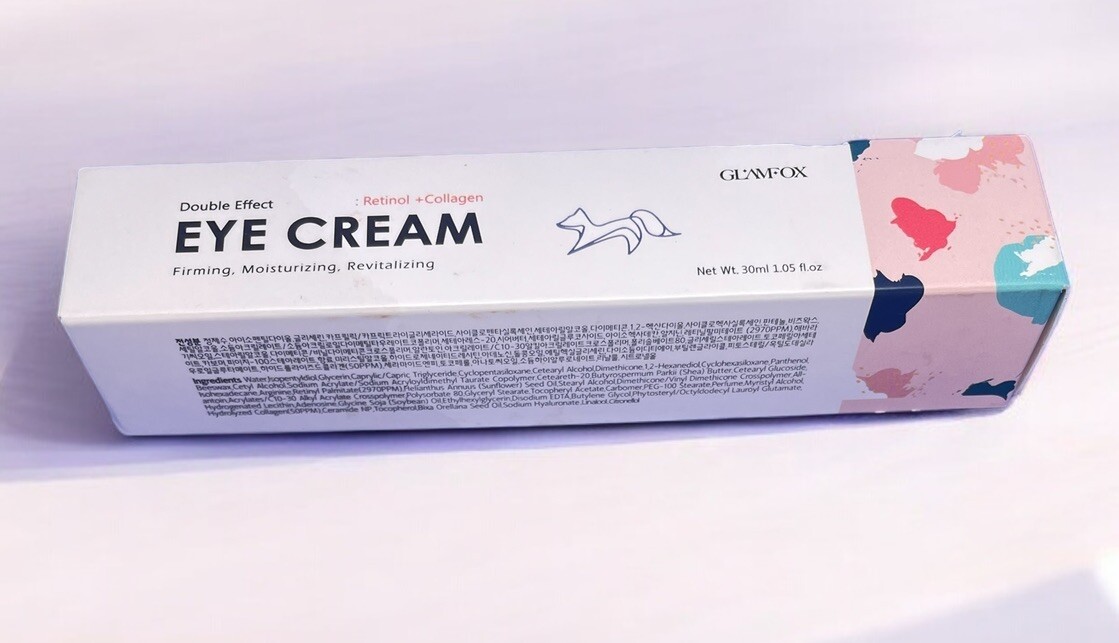 Glamfox Double Effect Retinol Collagen Eye Cream 30ml 1.05oz for sale ...