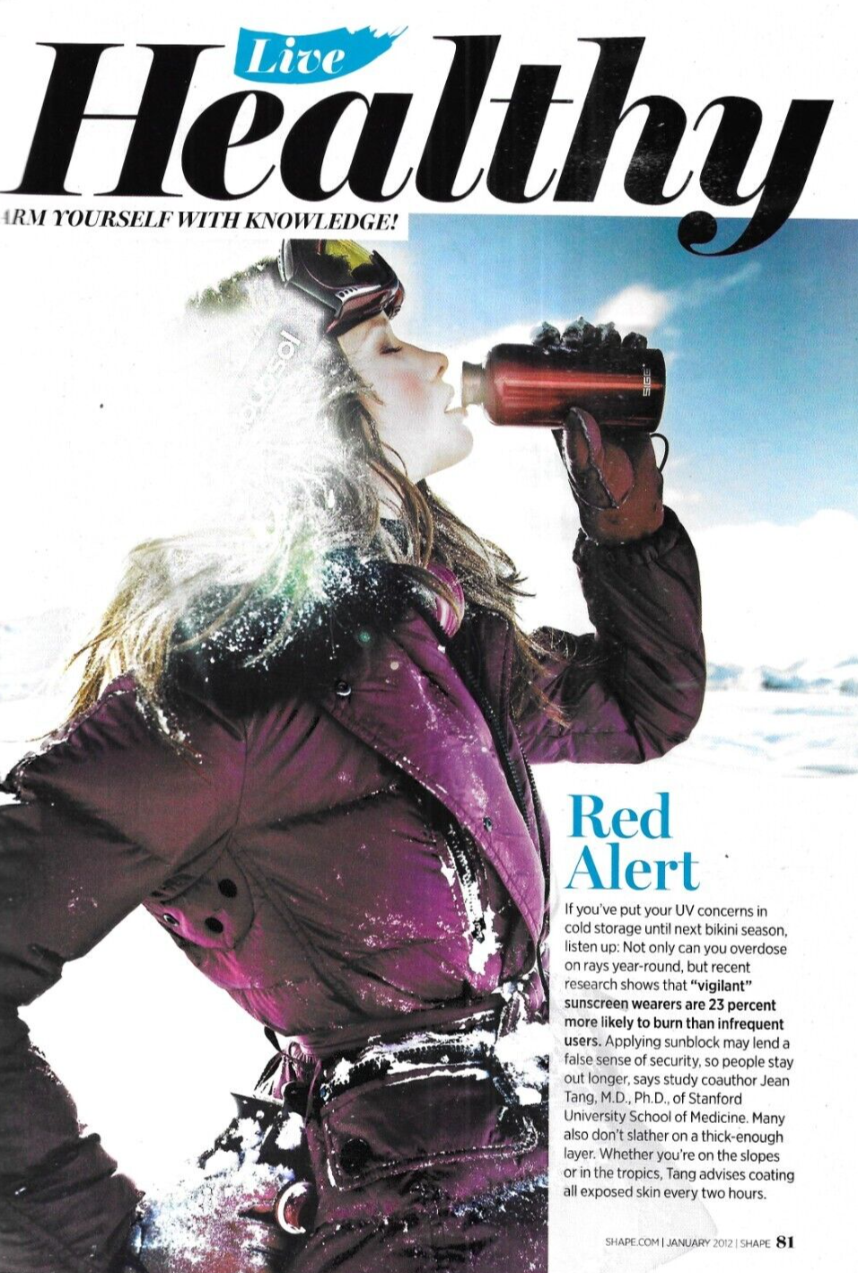 Shape Magazine Molly Sims Weight Loss Workouts Best Sleep No Hunger ...